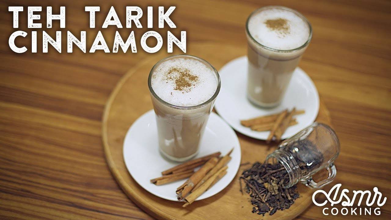 RESEP TEH TARIK CINNAMON, Teh Tarik Yang Bikin Anget - ASMR COOKING #9