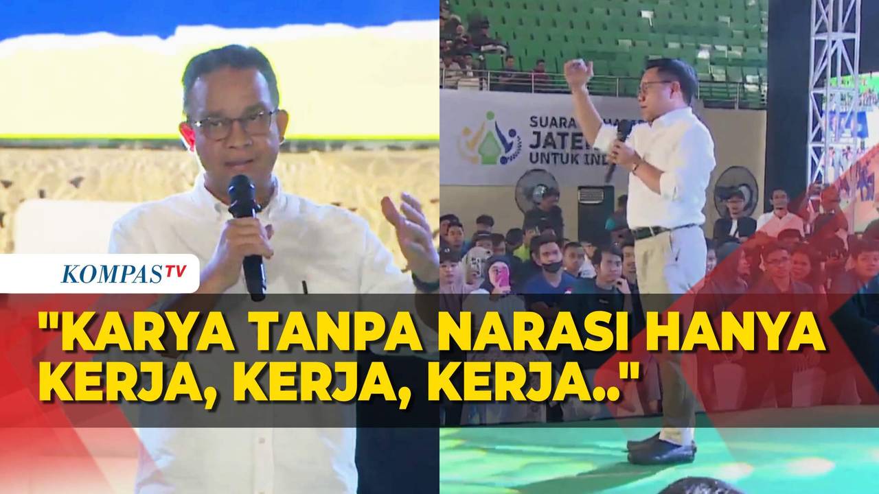 [FULL] Colek Pemerintah, Anies dan Imin Beber Gagasan di Hadapan Pemuda ...
