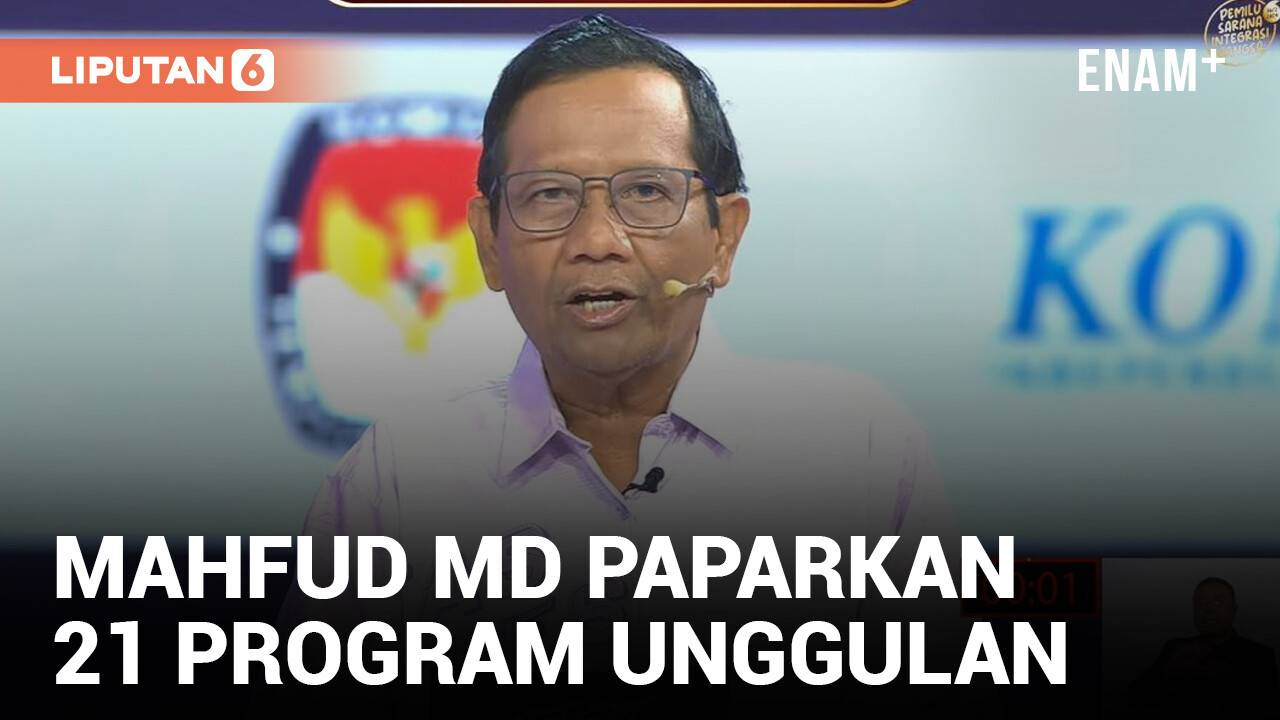 Pernyataan Penutup, Mahfud MD Ungkap 21 Program Unggulan Bersama Ganjar Pranowo - LiputanEnam ...