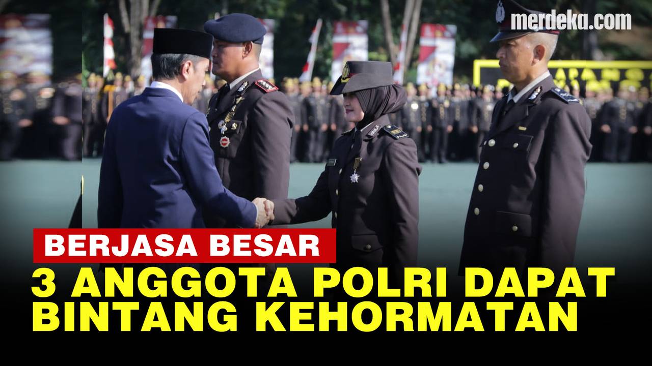 HUT Polri, Ini Sosok 3 Polisi Diberi Bintang Kehormatan dari Presiden ...