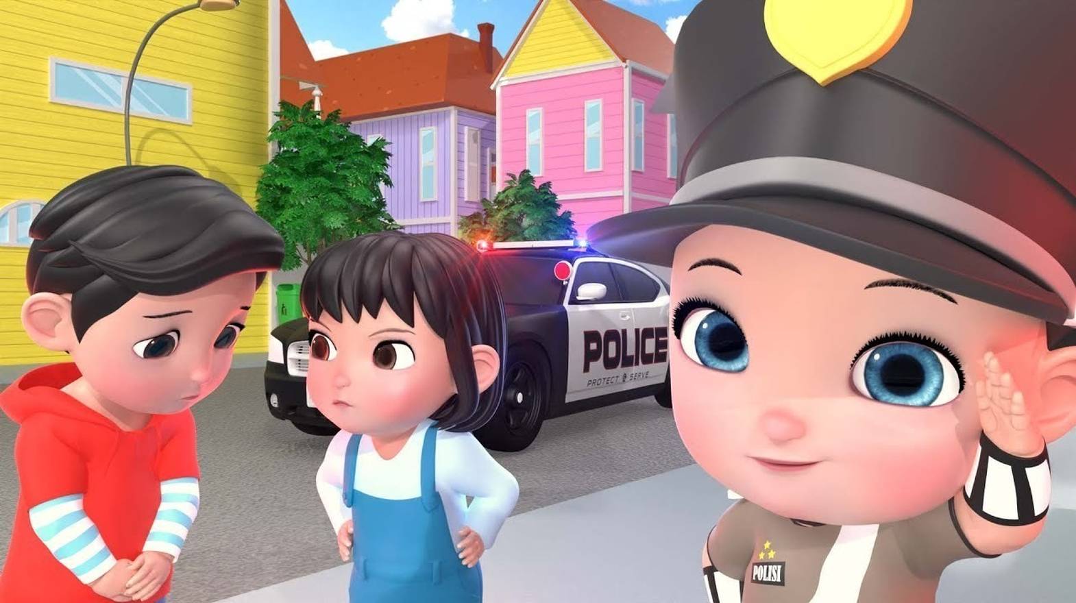 Super Policeman | Police Car Song | BeaBeo Nursery Rhymes & Kids Songs ...