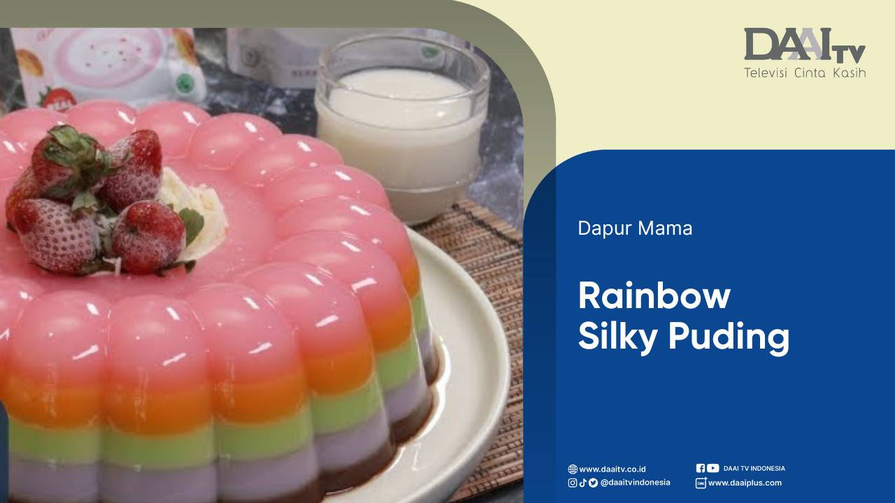 Rainbow Silky Puding | Vidio