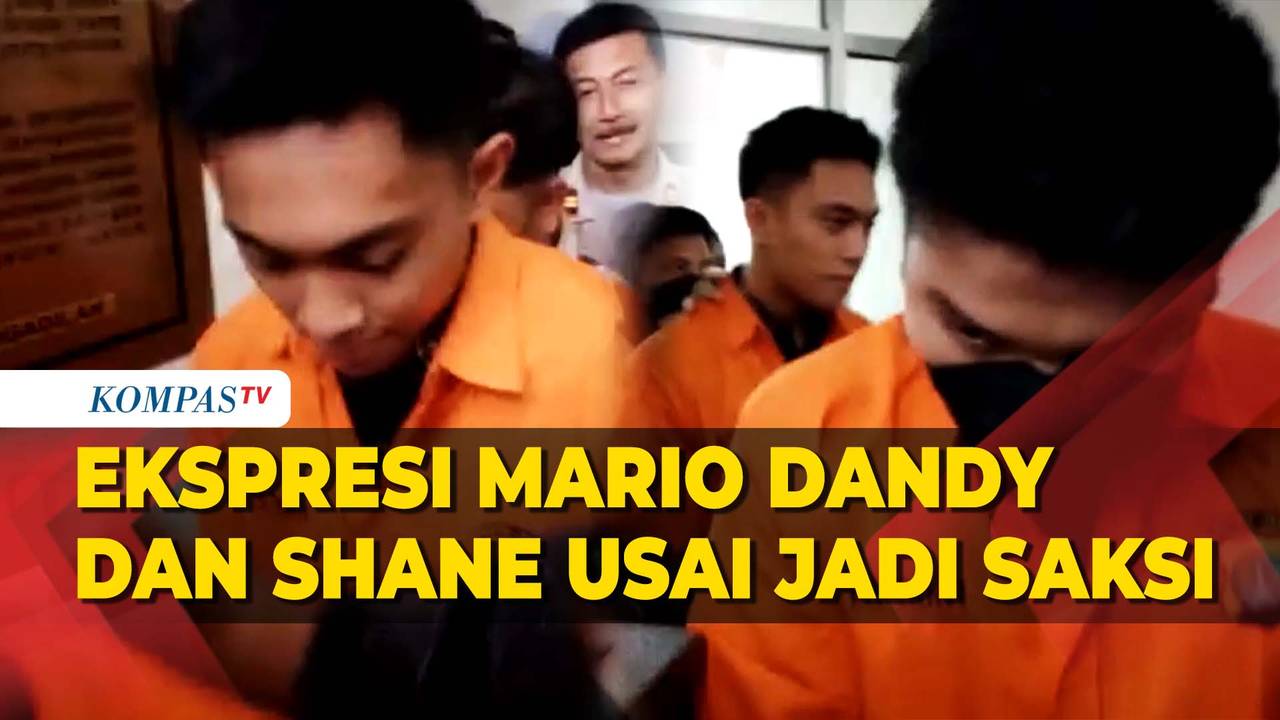 Ekspresi Bungkam Mario Dandy dan Shane Usai Jadi Saksi AG di PN Jakarta ...