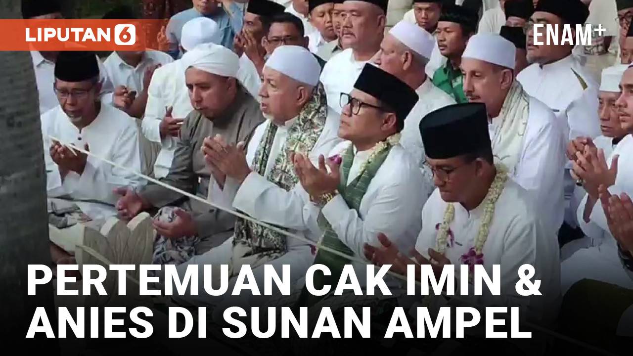 Cak Imin Bertemu Anies Baswedan di Tour de Wali Songo - liputan6.com | Vidio