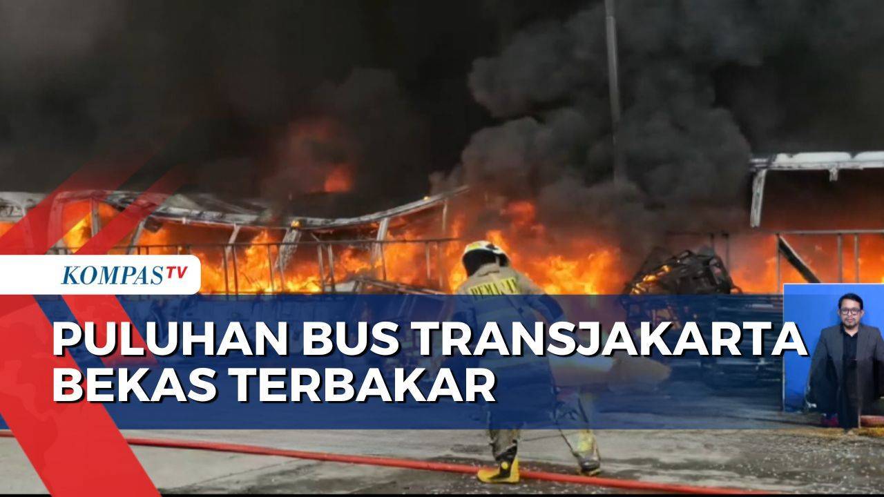 Kebakaran Bus Transjakarta Bekas di Terminal Rawa Buaya Diduga Akibat ...