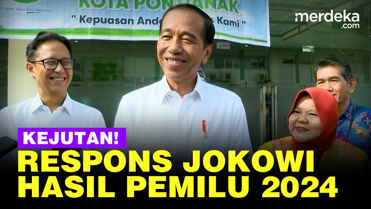 Respons Presiden Jokowi Usai KPU Umumkan Hasil Pemilu 2024: Kita Patut ...