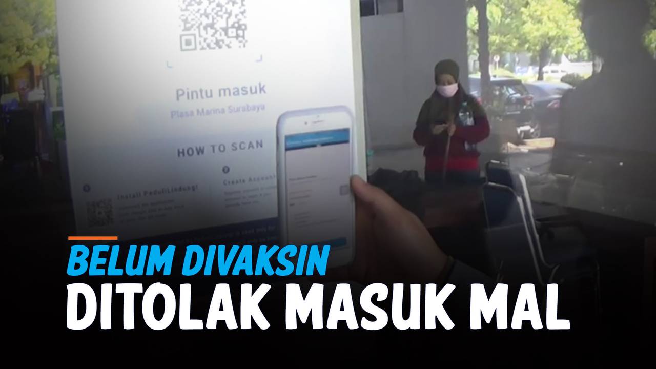 PPKM Diperpanjang, Warga Belum Divaksin Ditolak Masuk Mal - LiputanEnam ...