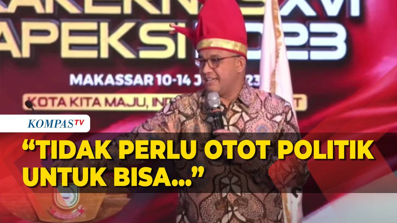 [FULL] Paparan Anies Baswedan di Acara Apeksi, Blak-blakan Bicara soal ...