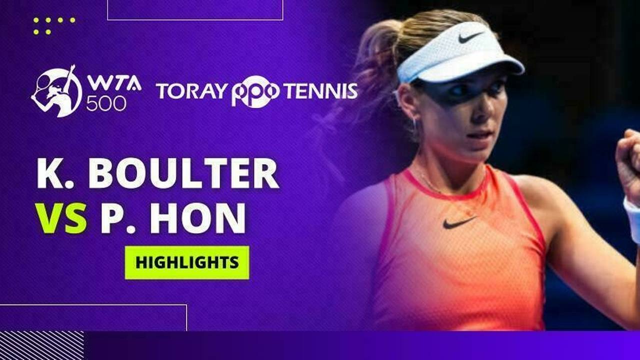 Katie Boulter vs Priscilla Hon - Highlights | WTA Toray Pan Pacific ...