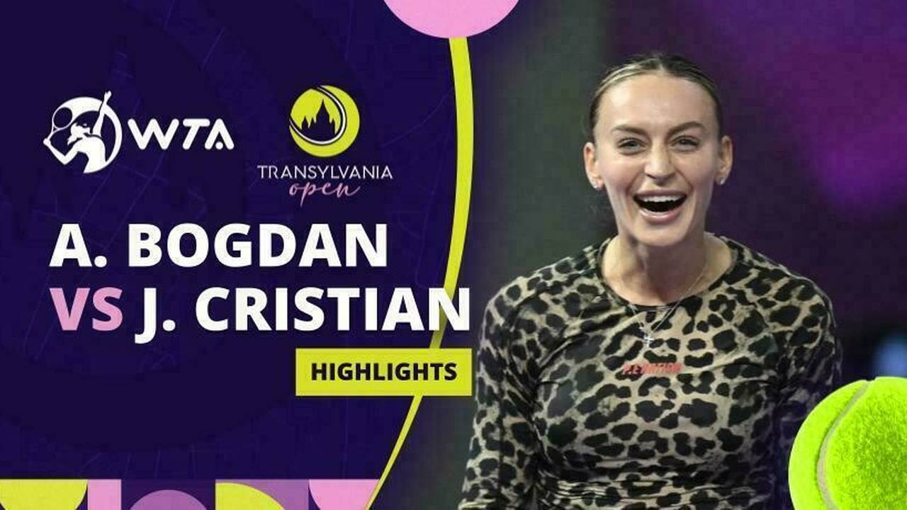 Semifinal: Ana Bogdan vs Jaqueline Cristian - Highlights | WTA Transylvania Open 2024 | Vidio