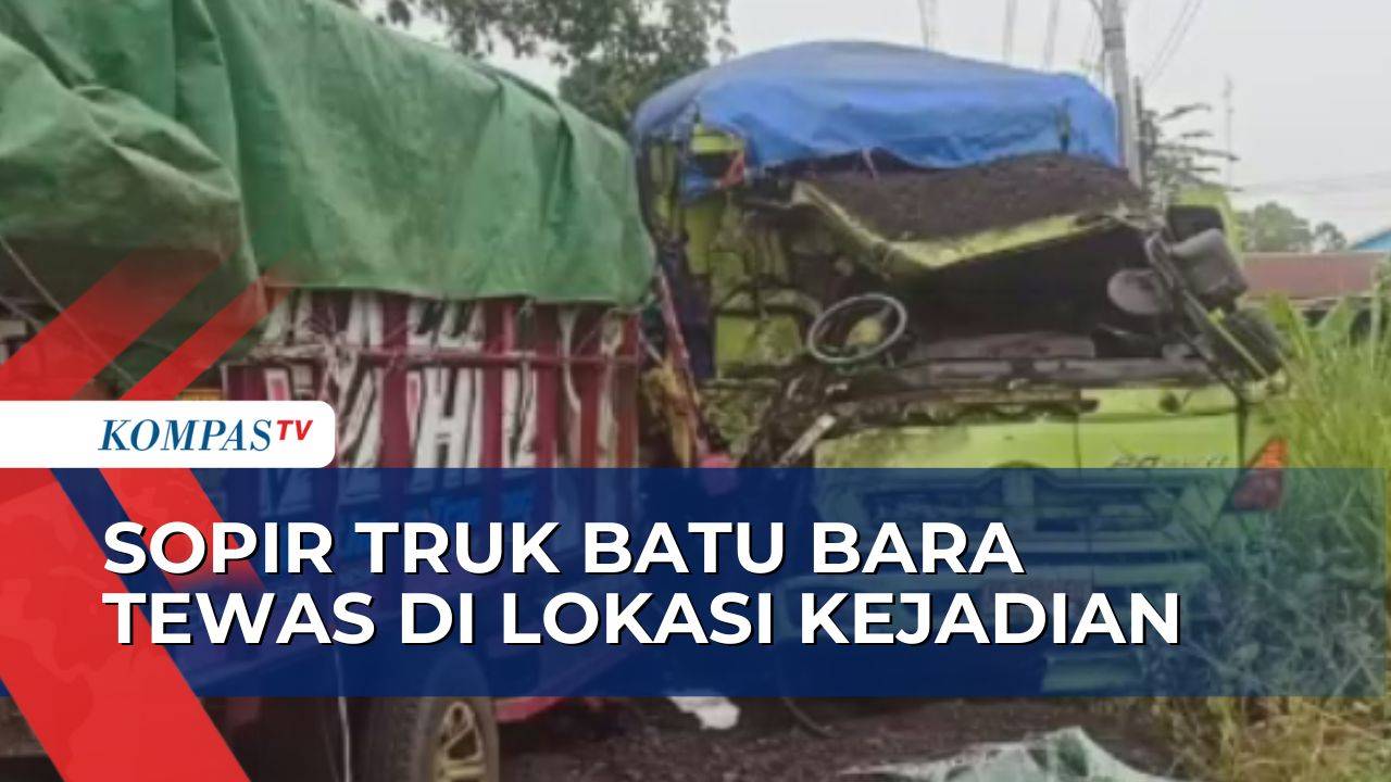 Laka 2 Truk di Tikungan Sempit, Satu Sopir Tewas di Lokasi! - Kompas TV | Vidio