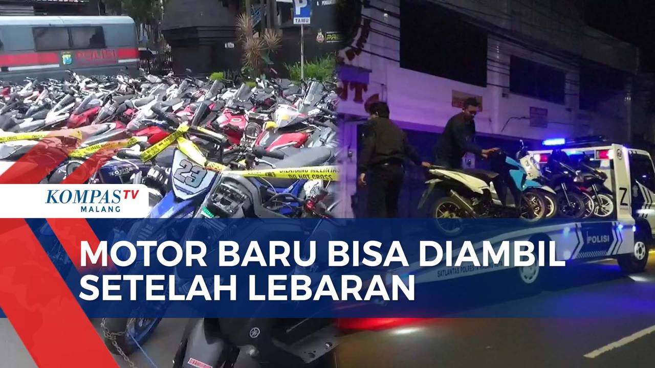 Razia Balap Liar yang Meresahkan Warga, Polisi Sita Ratusan Motor ...