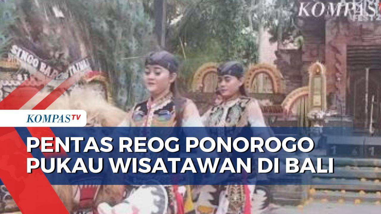 Tampil di Bali, Reog Ponorogo Berhasil Membius Wisatawan Mancanegara! - Kompas TV | Vidio