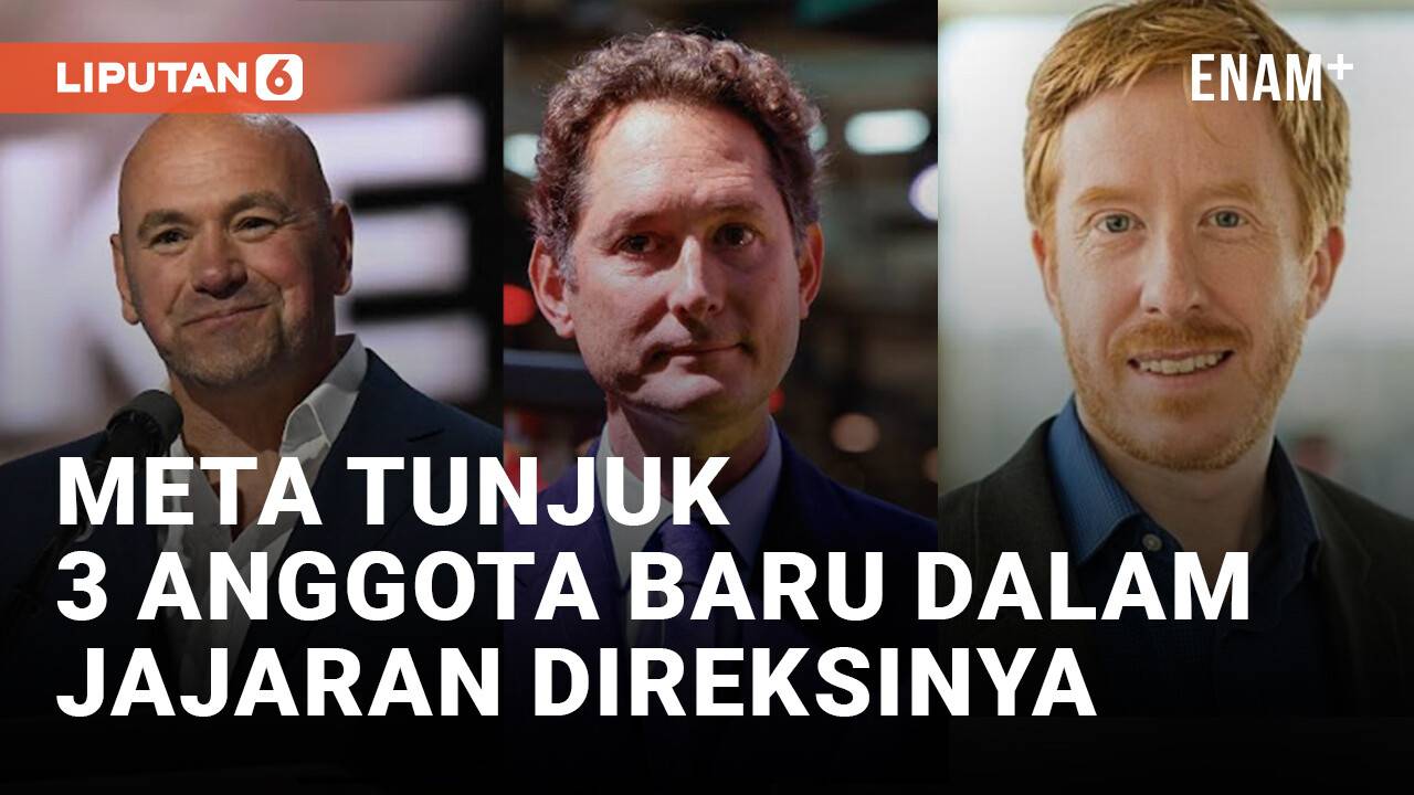 Mark Zuckerberg Tunjuk Dana White, John Elkann dan Charlie Songhurst ...