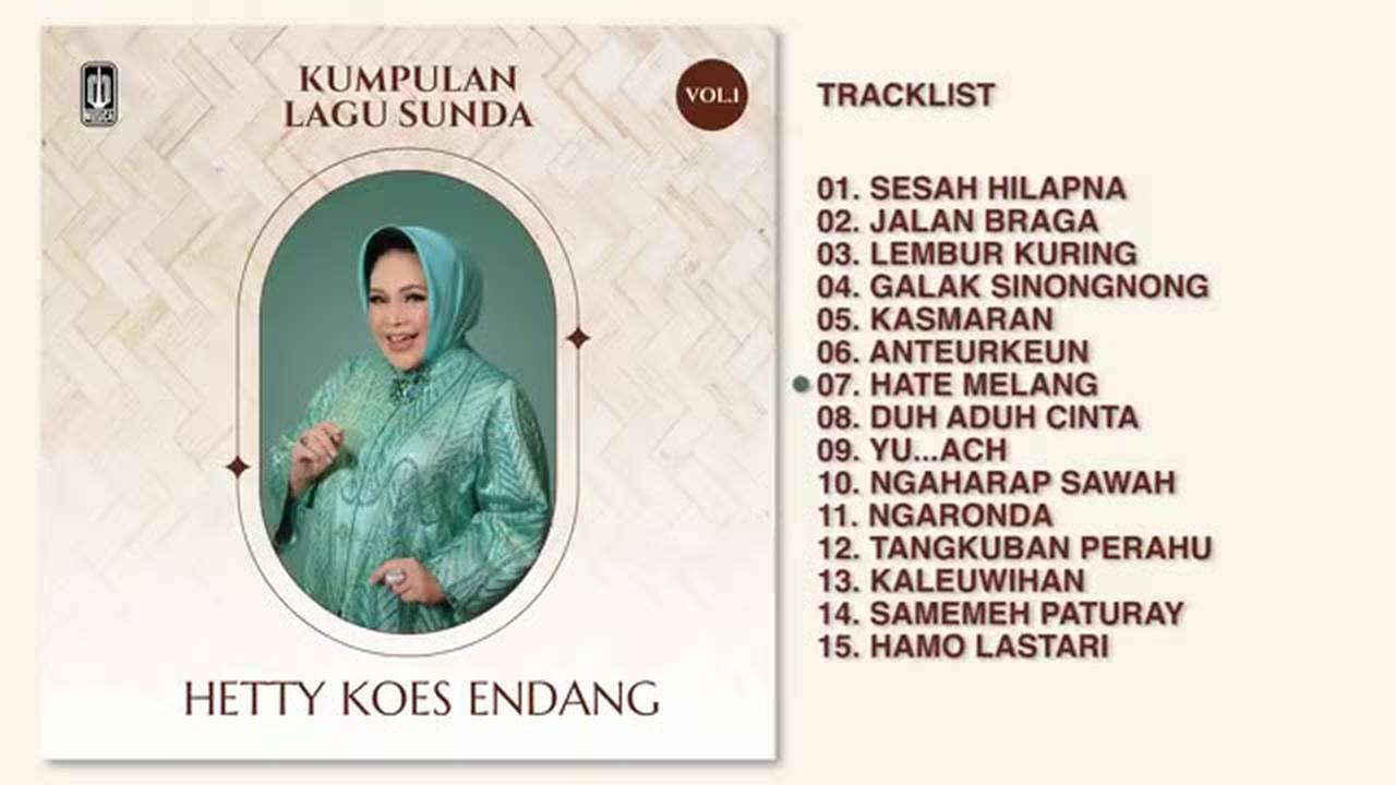 Hetty Koes Endang - Album Kumpulan Lagu Sunda Hetty Koes Endang Vol 1 ...