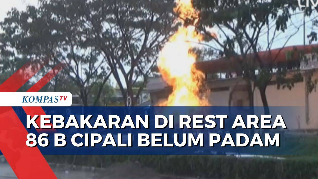 Upaya Pemadaman Semburan Api di Rest Area 86 B Tol Cipali Terus ...