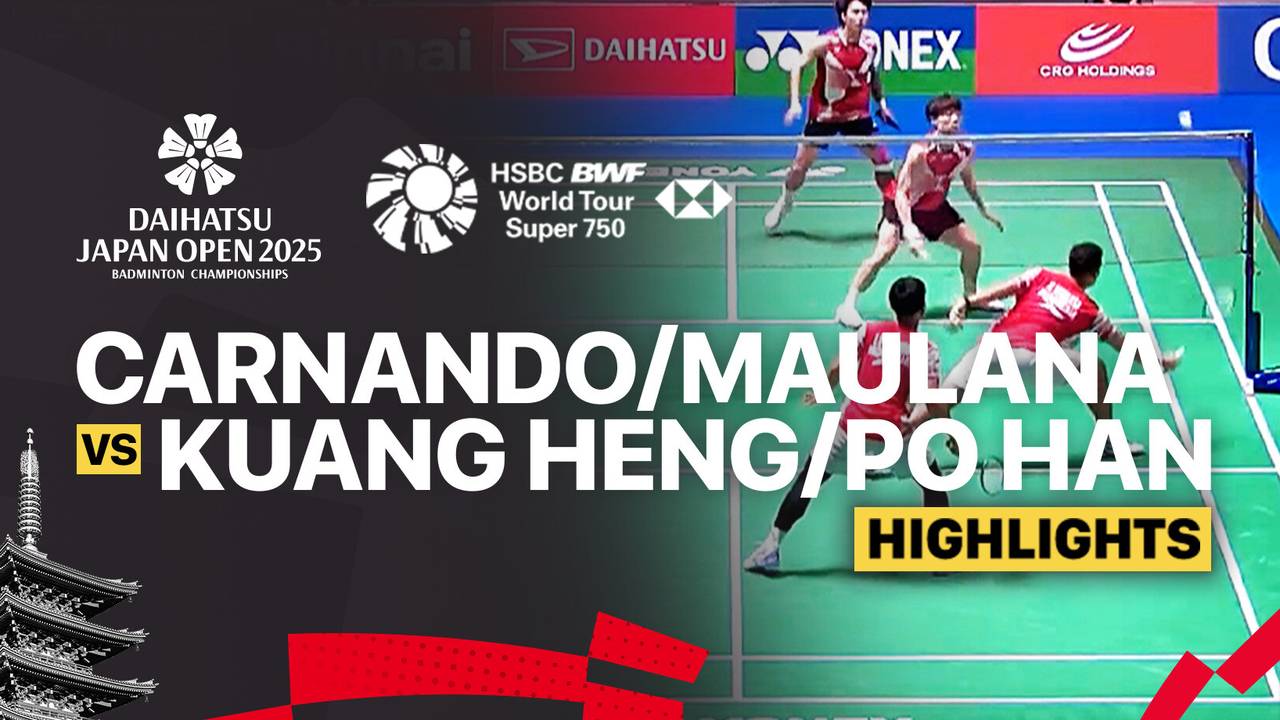 Leo Rolly Carnando/Bagas Maulana (INA) vs Liu Kuang Heng/Yang Po Han ...