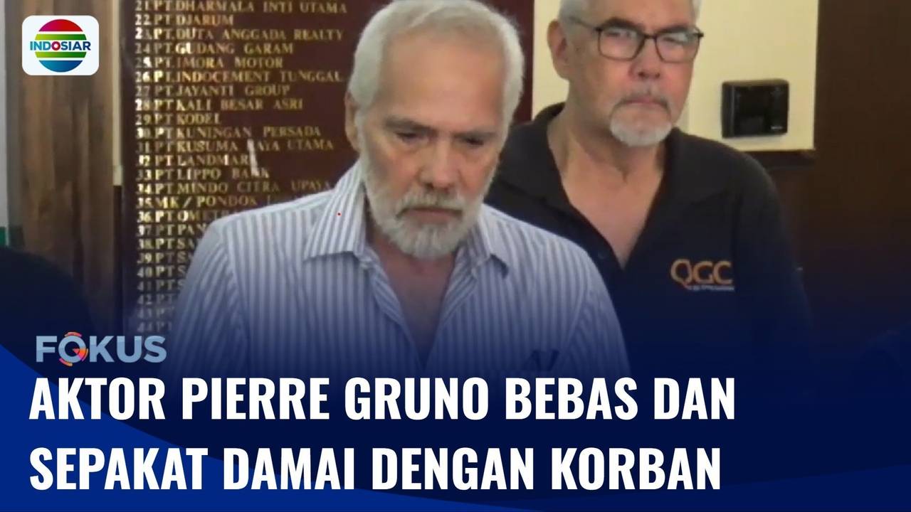 Aktor Pierre Gruno Bebas dan Sepakat Menyelesaikan Permasalahannya ...