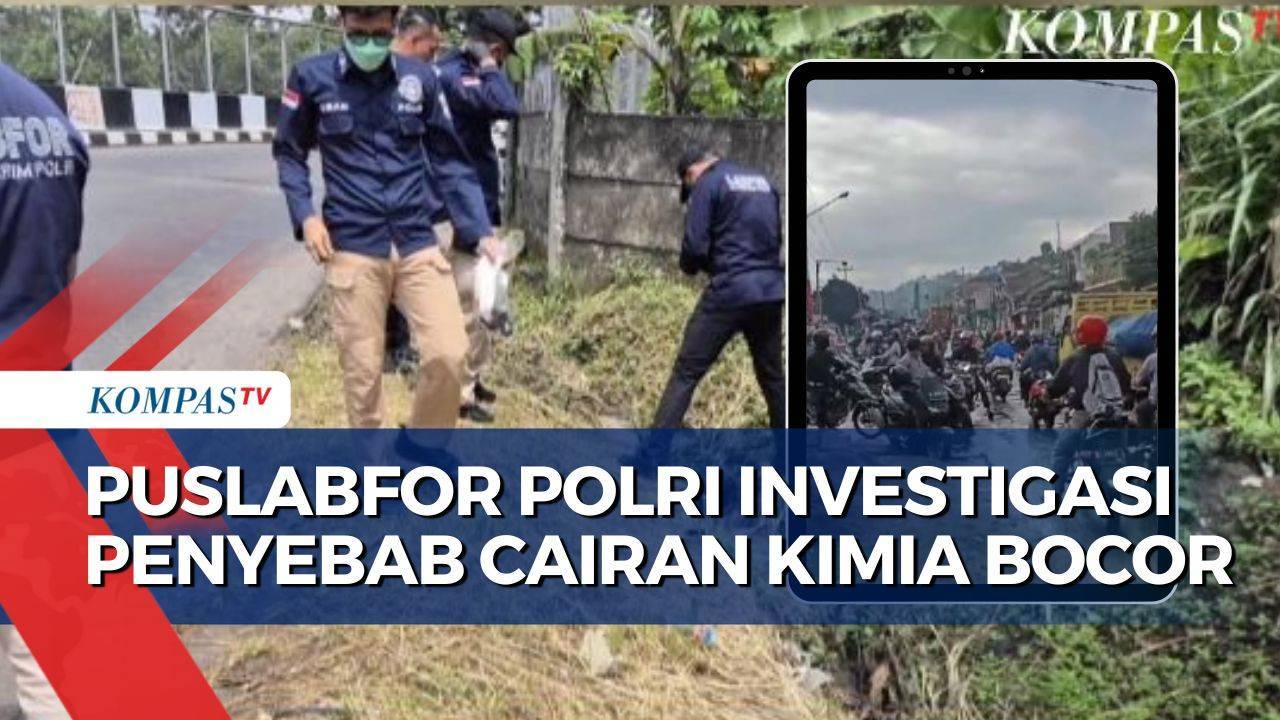 Usut Penyebab Bocornya Truk Zat Kimia, Puslabfor Polri Diterjunkan ke ...