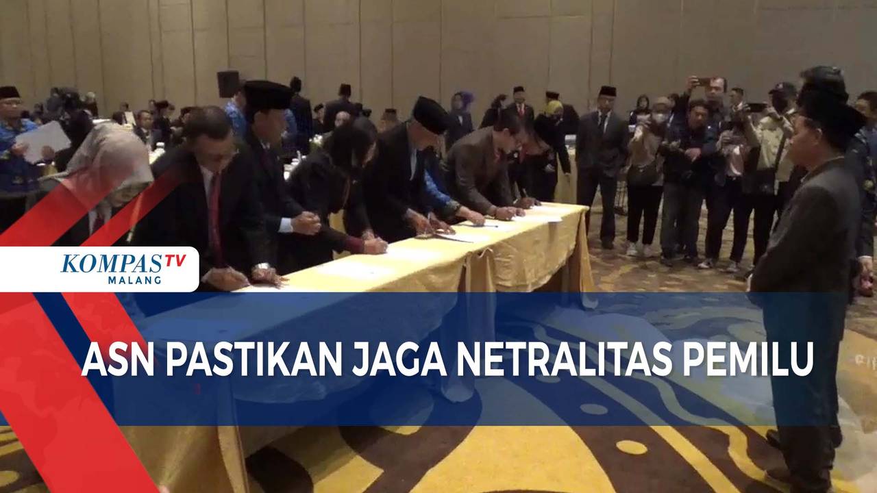 Deklarasi Netralitas ASN Pemkot Malang Jelang Pemilu 2024 - Kompas TV | Vidio