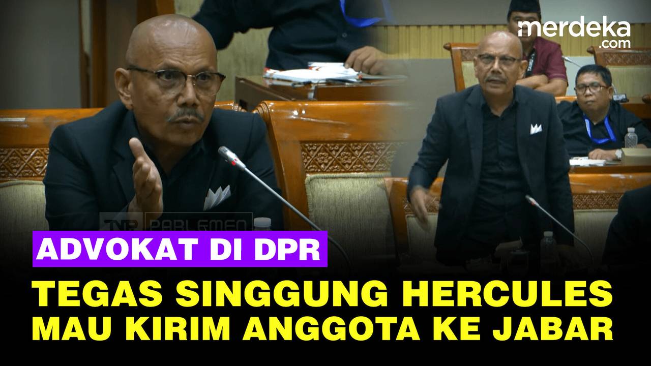 Advokat di DPR Singgung Hercules Mau Kerahkan 50 Ribu Anggota ke Jabar, Tersulut Ucapan Demul ...