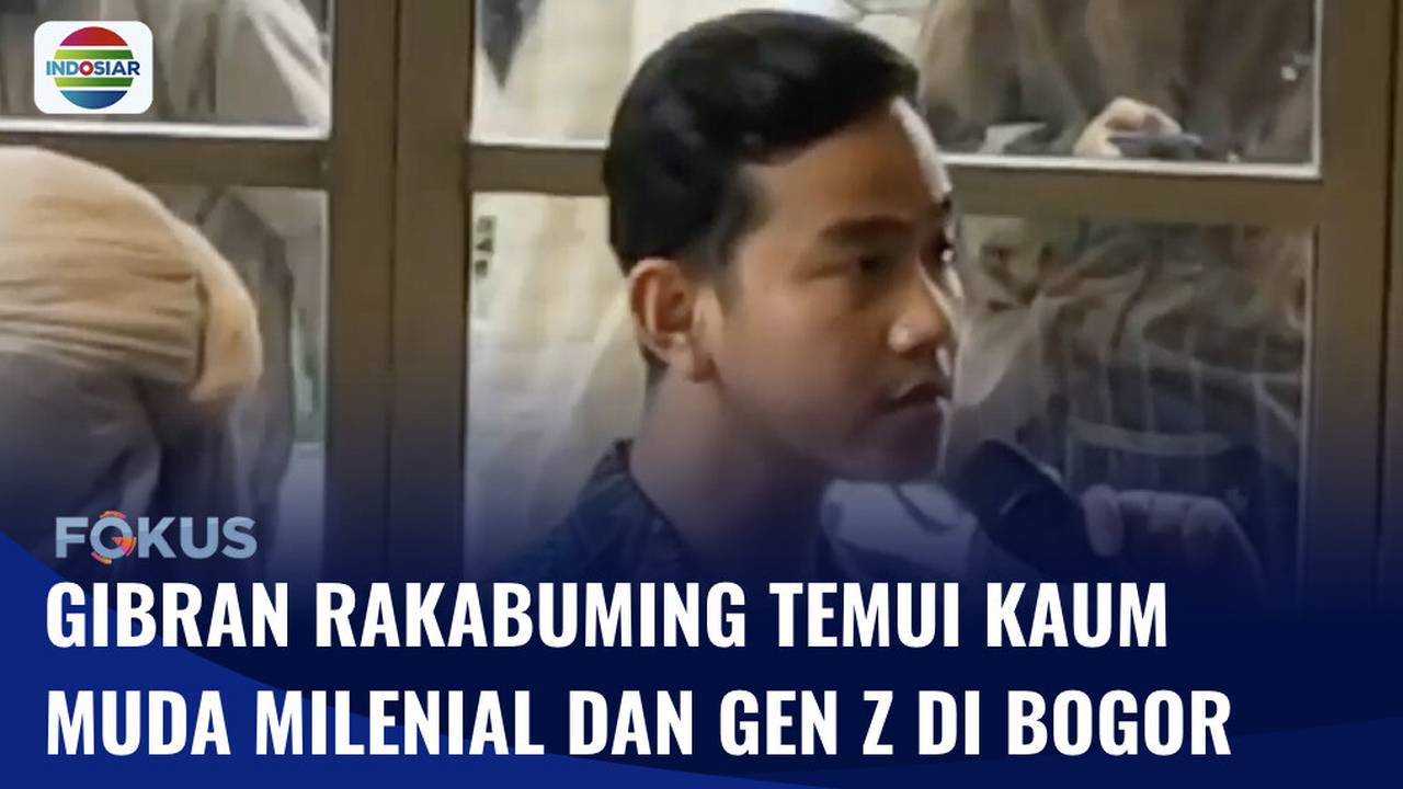 Gibran Rakabuming Bertemu Kaum Muda di Bogor | Fokus - INDOSIAR