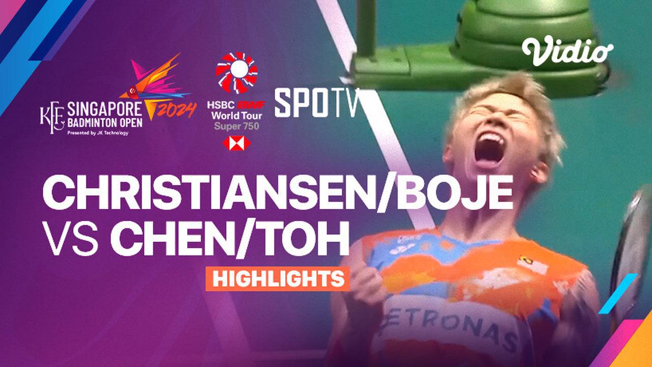 Mathias Christiansen/Alexandra Boje (DEN) vs Chen Tang Jie/Toh Ee Wei ...
