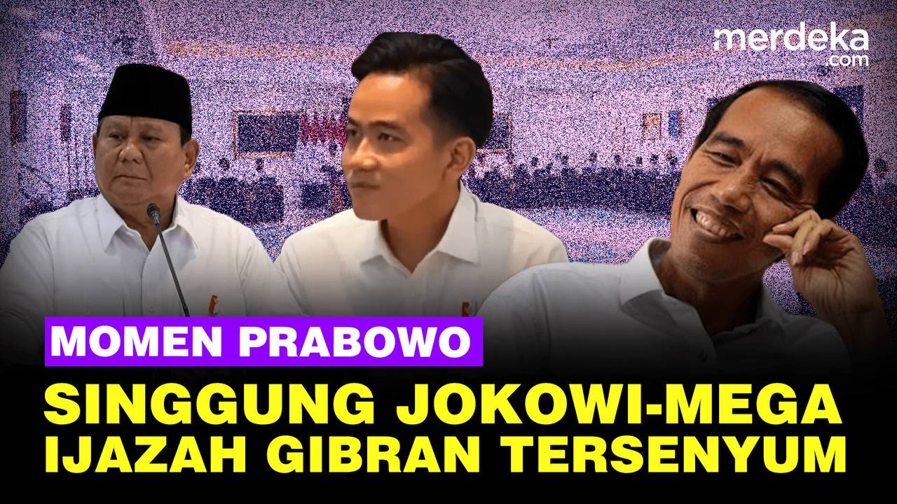 Momen Prabowo Singgung Jokowi Megawati SBY Hingga Soal Ijazah Buat ...