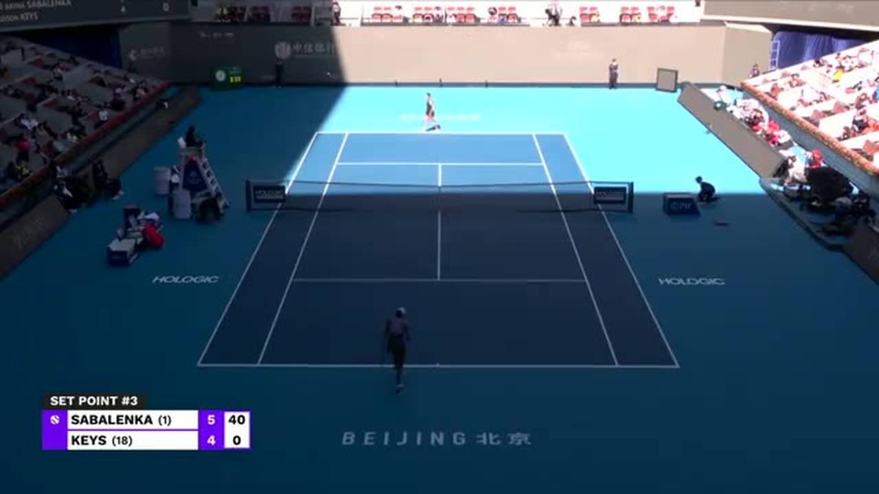 Aryna Sabalenka vs Madison Keys - Highlights | WTA China Open 2024 | Vidio