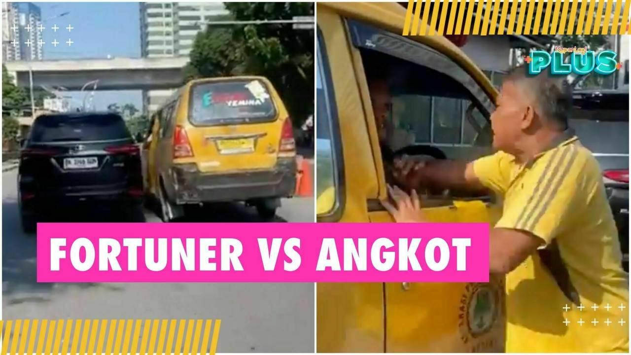 Viral Aksi Kejar-Kejaran Fortuner vs Angkot, Nyaris Adu Jotos! | Vidio