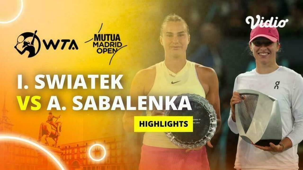Final: Iga Swiatek vs Aryna Sabalenka - Highlights | WTA Mutua Madrid ...