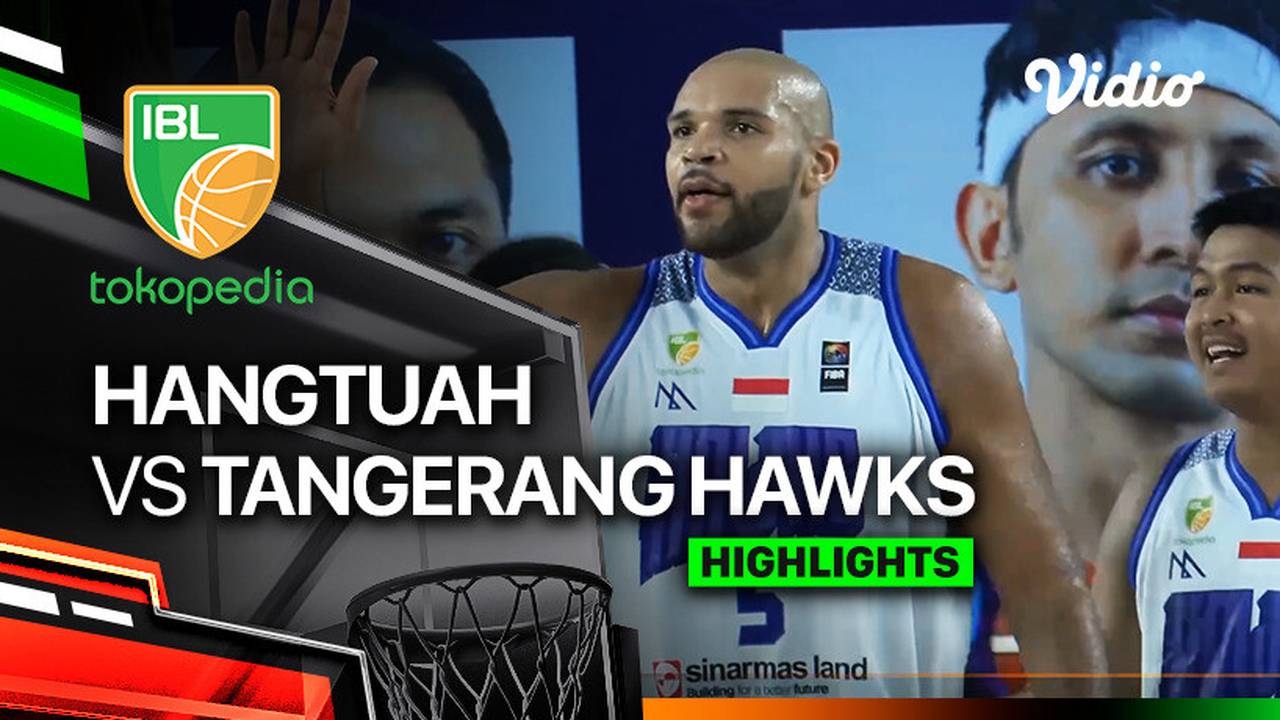 Amartha Hangtuah Jakarta vs Tangerang Hawks Basketball - Highlights | IBL Tokopedia 2024 | Vidio