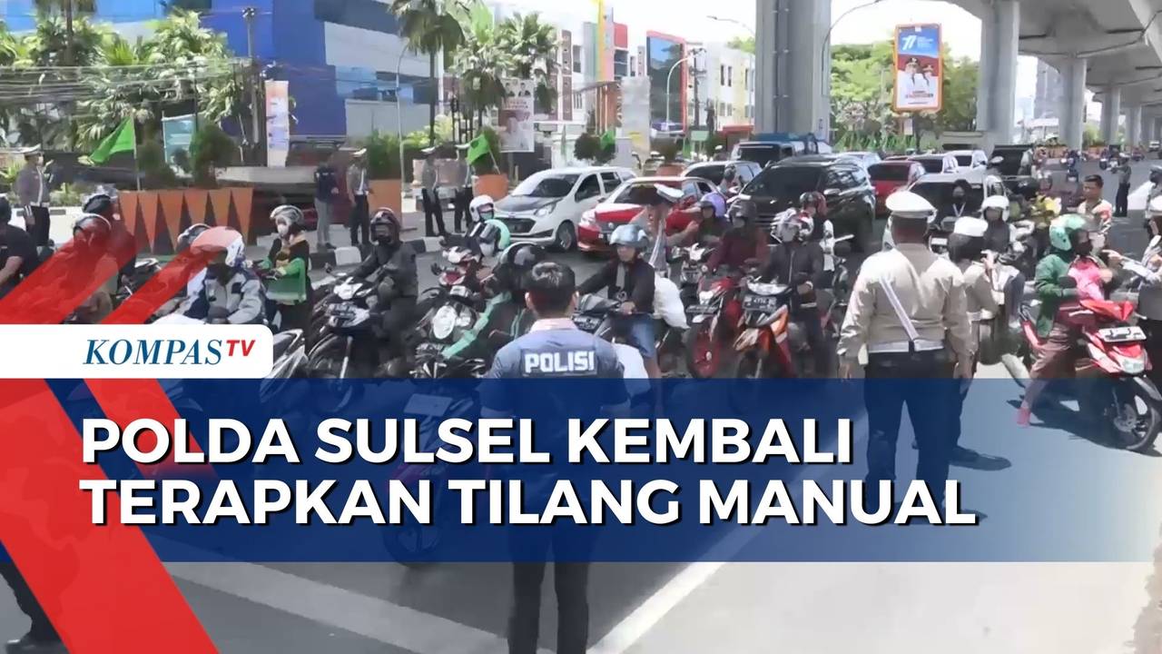 Polda Su-Sel Kembali Terapkan Tilang Manual - Kompas TV | Vidio