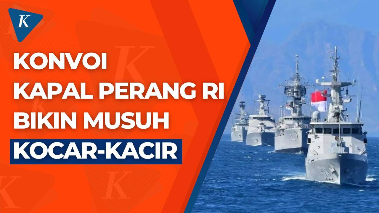 Latihan Gabungan TNI 2023, Konvoi Kapal Perang Bikin Pasukan Musuh Kocar-kacir - Kompascom