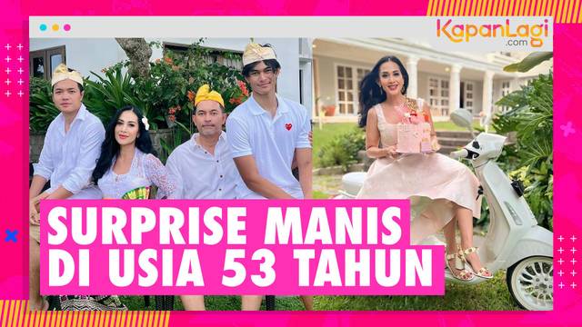 Genap Usia 53 Tahun, Surprise Party Ultah Diah Permatasari - Dapat Kue ...
