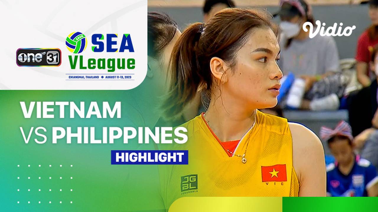 Highlights | Putri: Vietnam vs Philippines | SEA VLeague - Thailand | Vidio