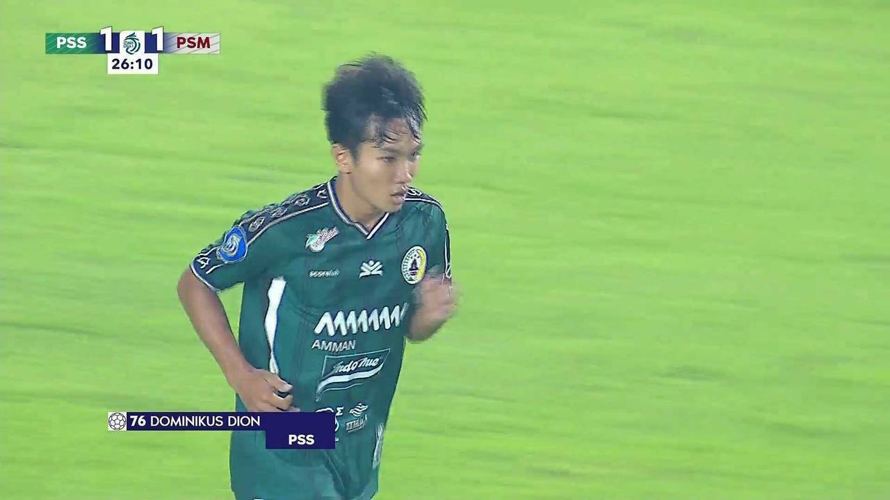 PSS Sleman Balas Dendam, Dominikus Dion Cetakan Gol Pertamanya!! | BRI ...