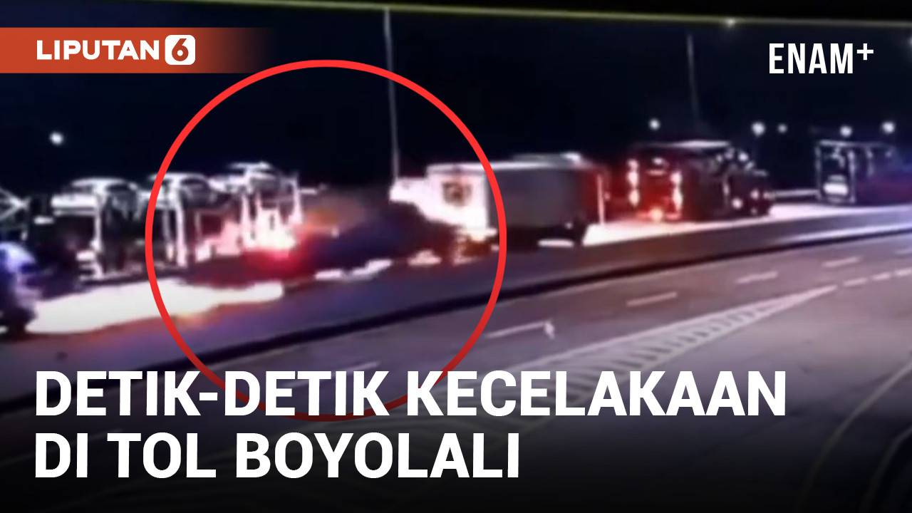 Rem Truk Blong Picu Kecelakaan Beruntun di Tol Boyolali - LiputanEnam ...