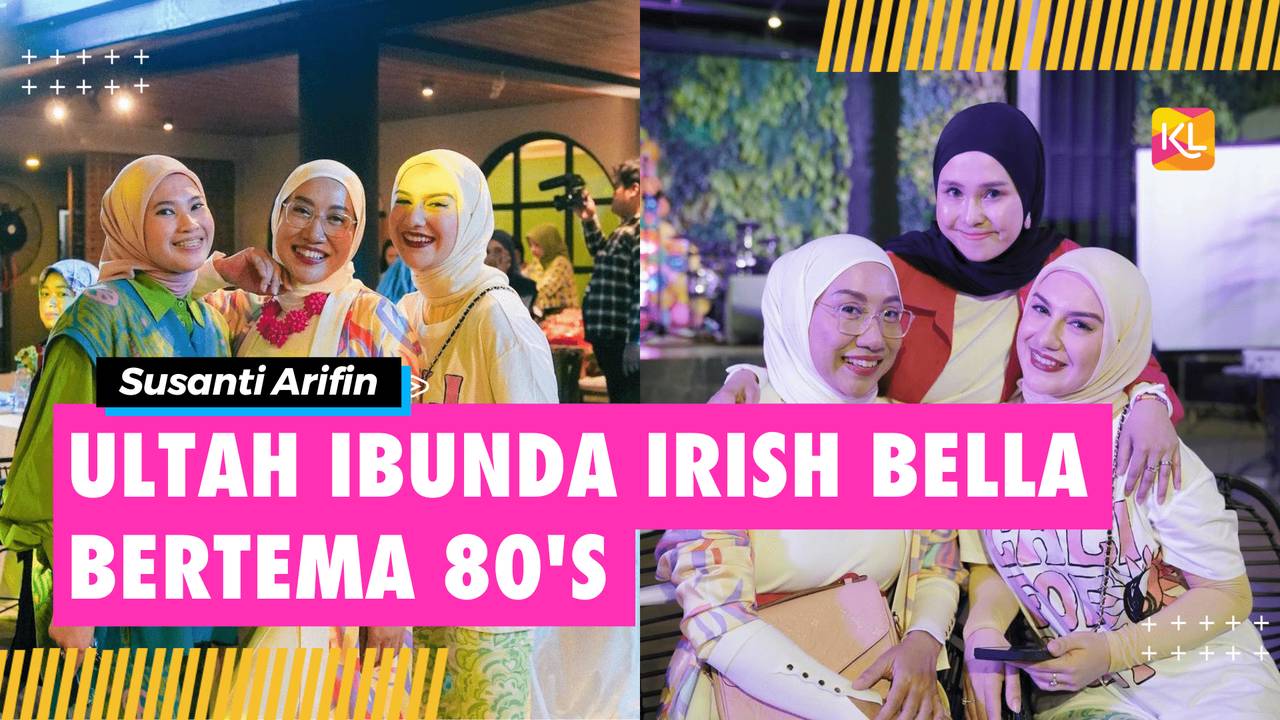 8 Potret Ultah Ibunda Irish Bella yang Bertema 80's, Penampilan Awet ...