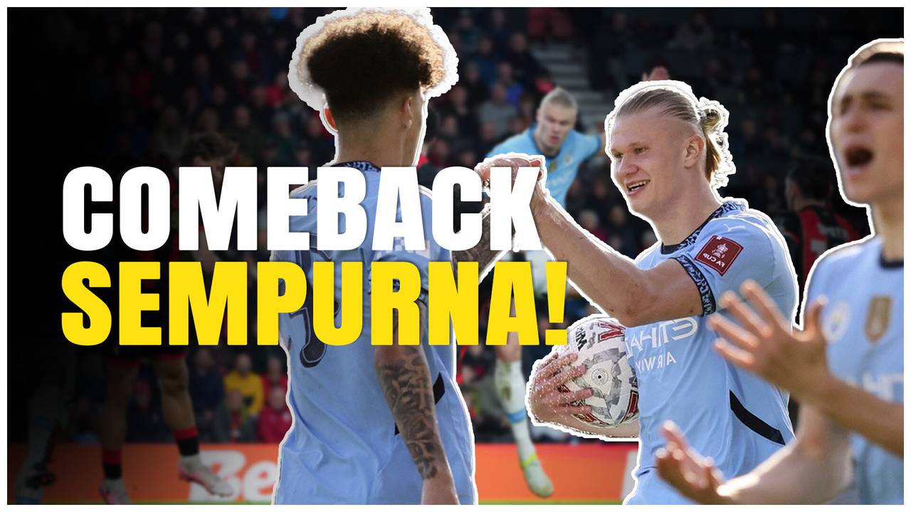 Sempat Unggul Lebih Dulu, Bournemouth Kena Comeback Manchester City di ...