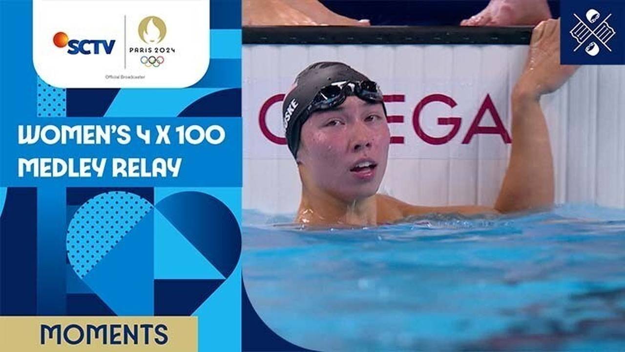 Luar Biasa! (USA) Pecahkan Rekor Swimming Womens 4 x 100 M Medley Relay ...
