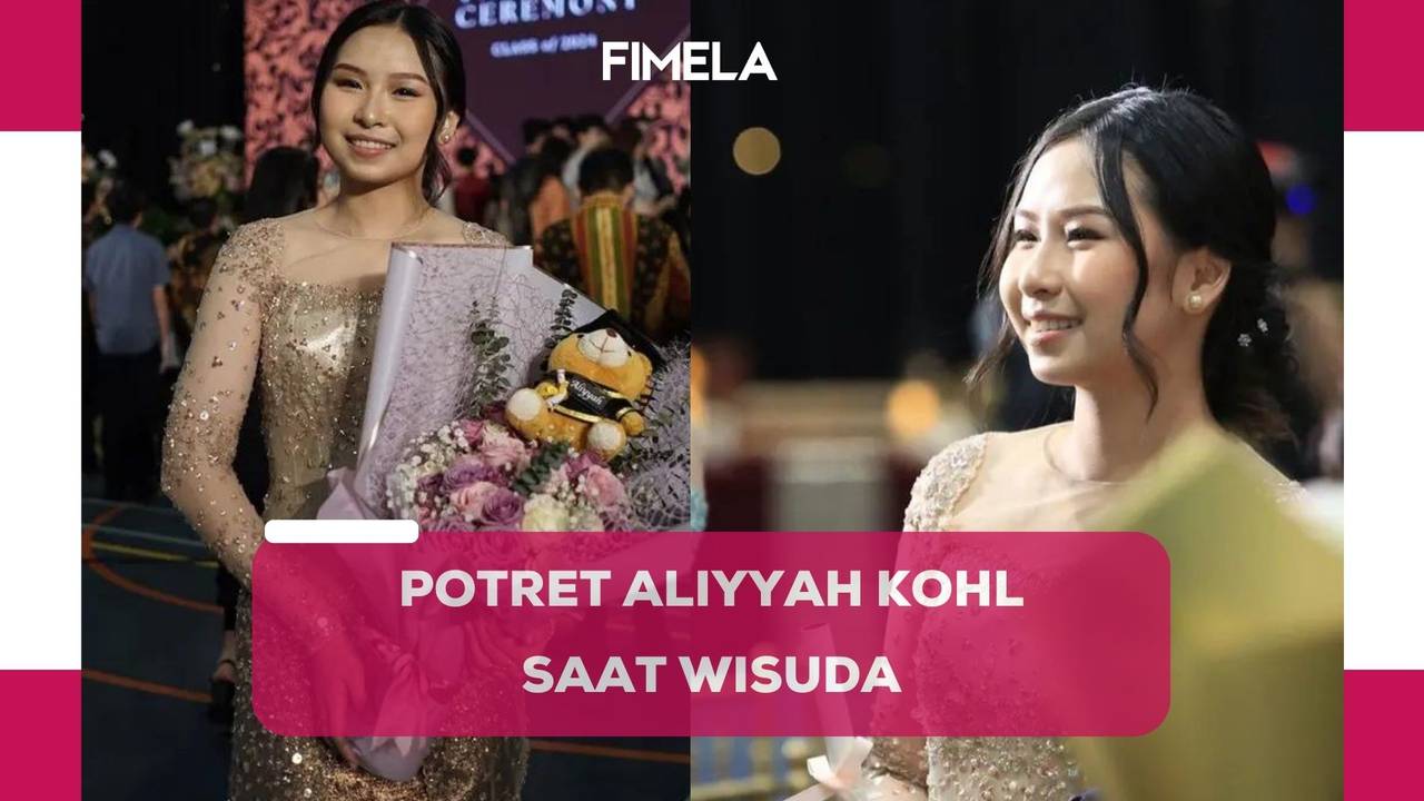 6 Potret Aliyyah Kohl, Adik Sisca Kohl saat Wisuda Mengenakan Kebaya ...
