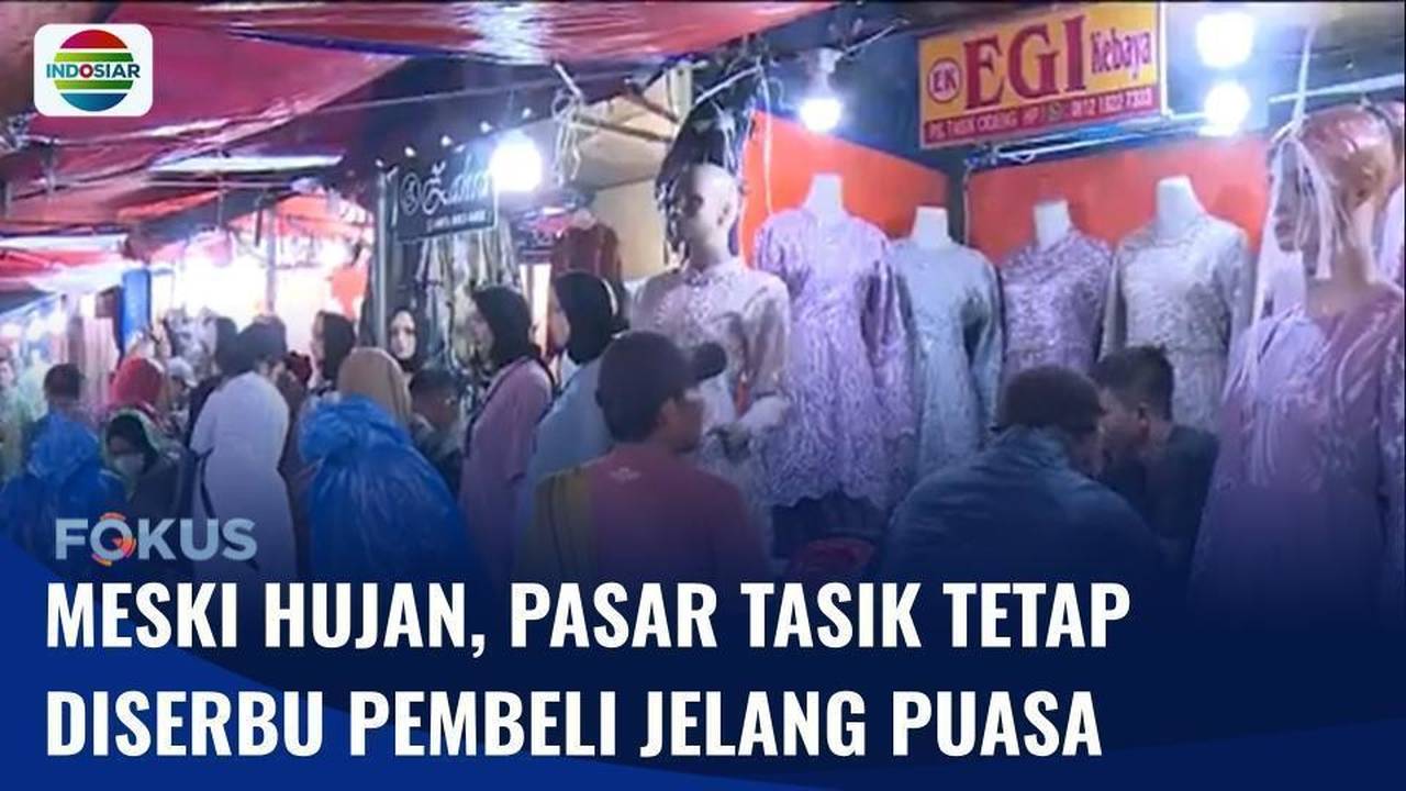 Ramainya Pasar Tasik Cideng Menjelang Ramadhan | Fokus - INDOSIAR | Vidio