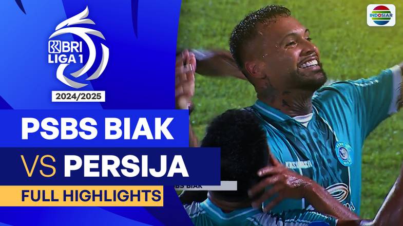 PSBS Biak VS Persija Jakarta - Full Highlights | BRI Liga 1 2024/25 | Vidio