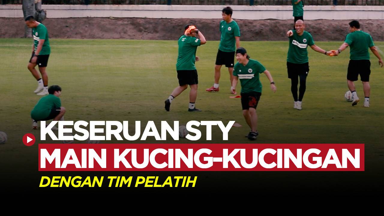 Keseruan Shin Tae-yong dan Tim Pelatih yang Main Kucing-Kucingan di ...