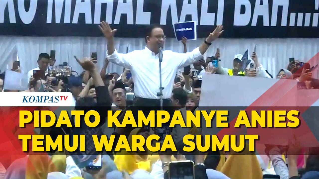[FULL] Pidato Anies Baswedan di Depan Masyarakat Sumut di GOR Pancing ...