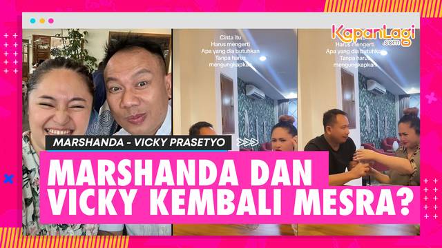 Heboh Dinilai Mesra, Berikut Fakta-Fakta Hubungan Marshanda dan Vicky ...