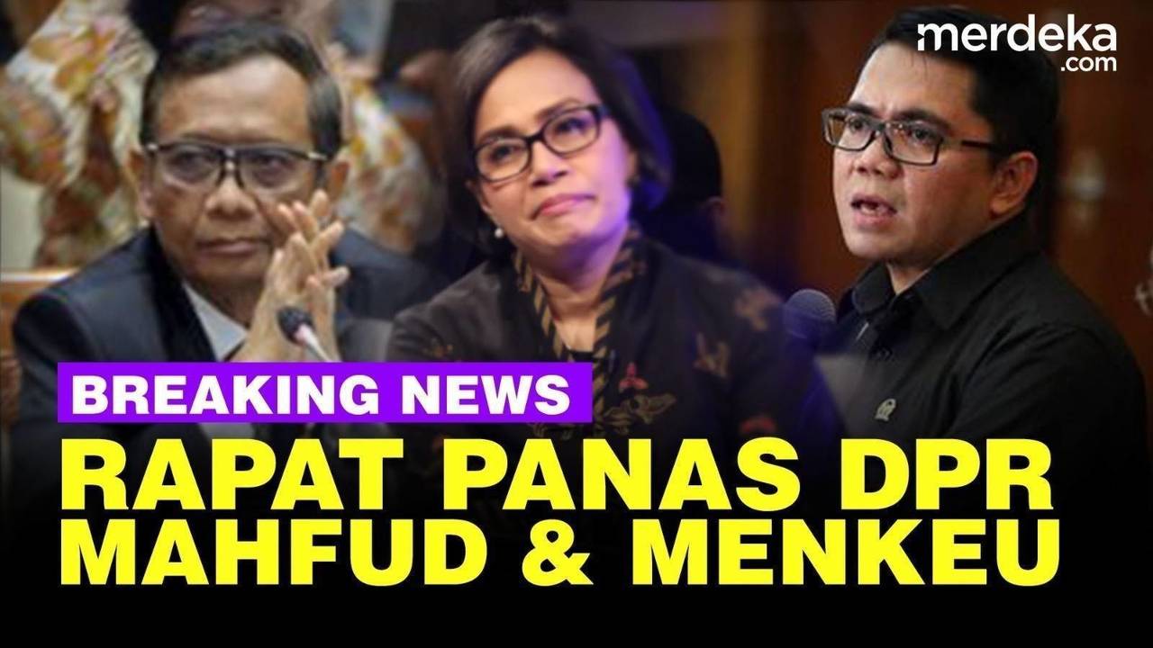LIVE NOW - Panas Rapat Komisi III DPR, Mahfud & Menkeu Bahas Rp349 T - merdeka | Vidio