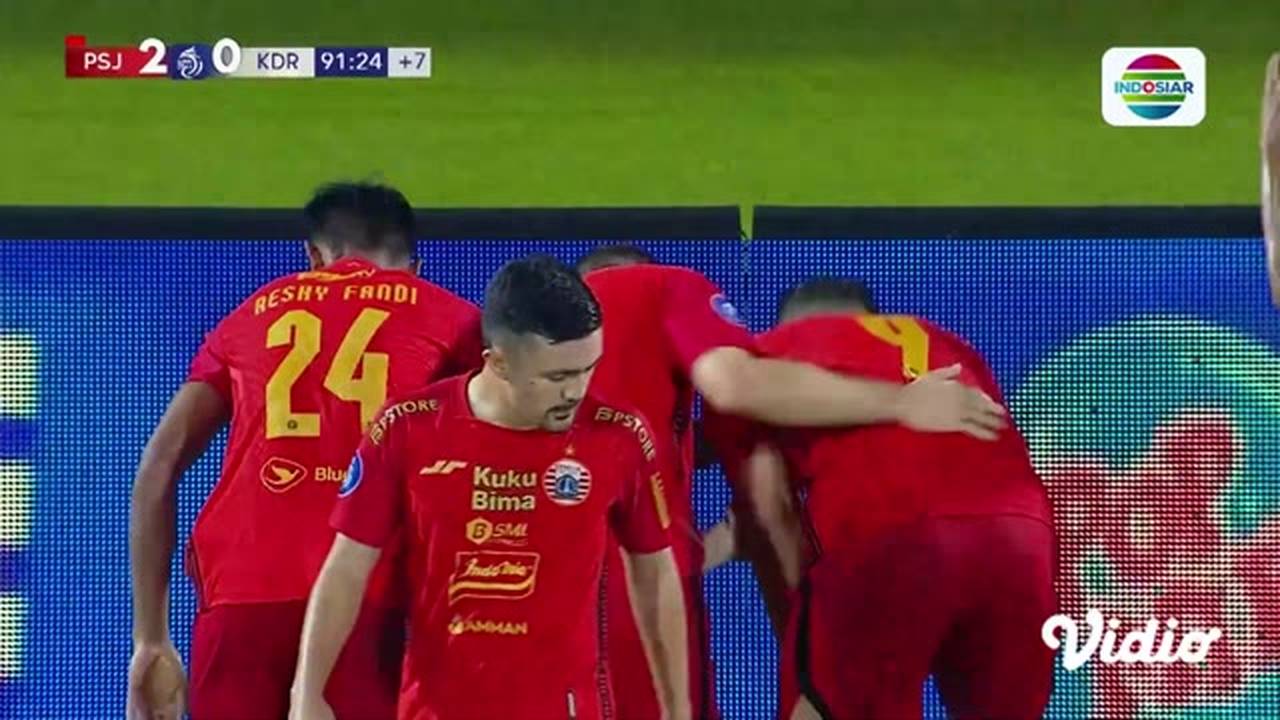GOOLLL!! Brace Marko Simic (Persija Jakarta) Umpan Rio Fahmi ...