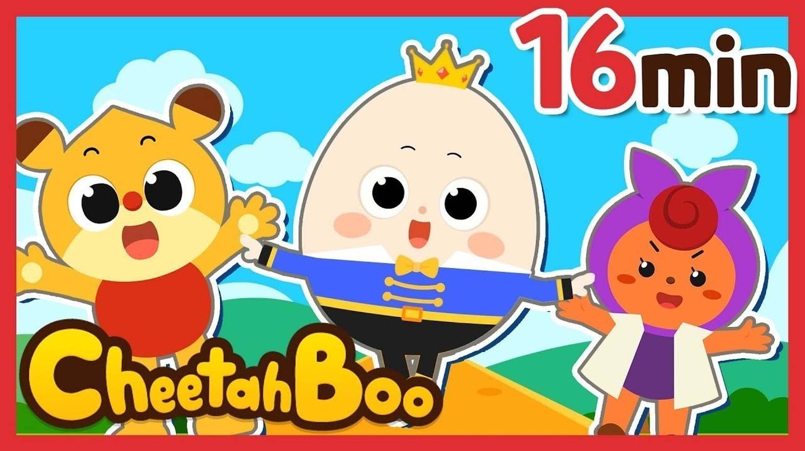 Cheetahboo - Nursery Rhymes & Kids Song - Humpty dumpty + Cheetahboo ...